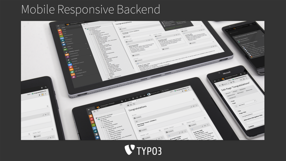 TYPO3 • Sortie de la version 8 LTS